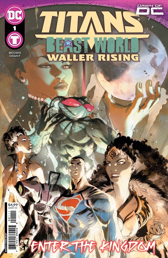TITANS : BEAST WORLD - WALLER RISING (Chuck Brown / Keron Grant) - DC ...