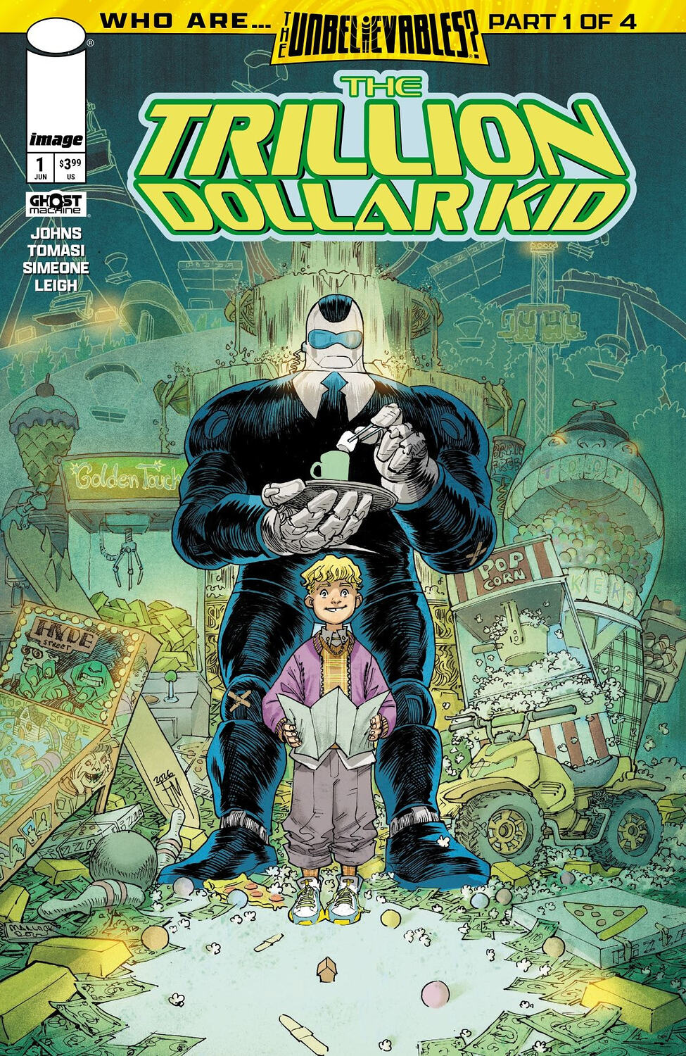 THE TRILLION DOLLAR KID #1 (Geoff Johns, Peter J. Tomasi / Stefano ...