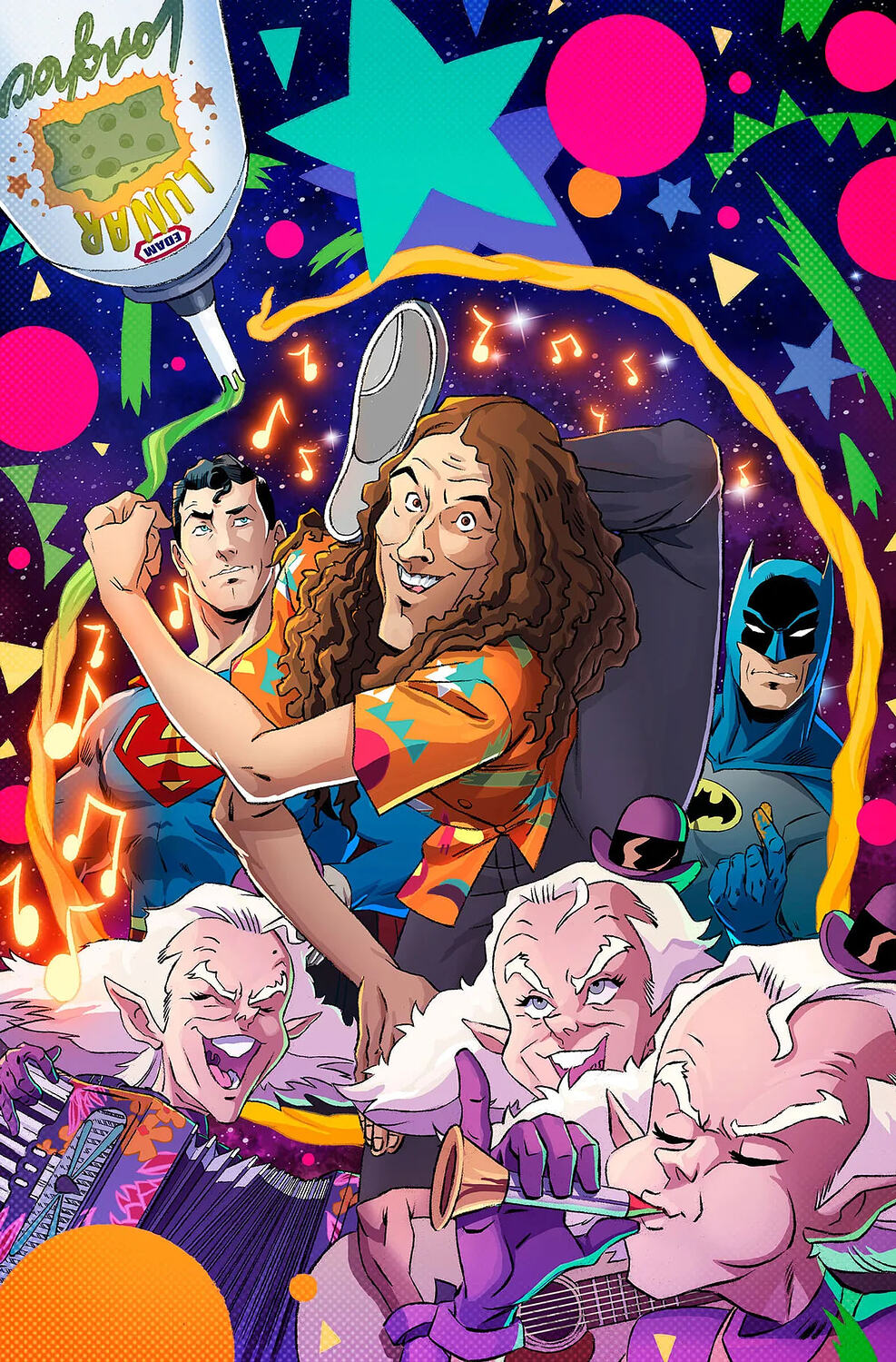 BATMAN / SUPERMAN / WEIRD AL : WORLD'S WEIRDEST (Mark Waid / Dan ...