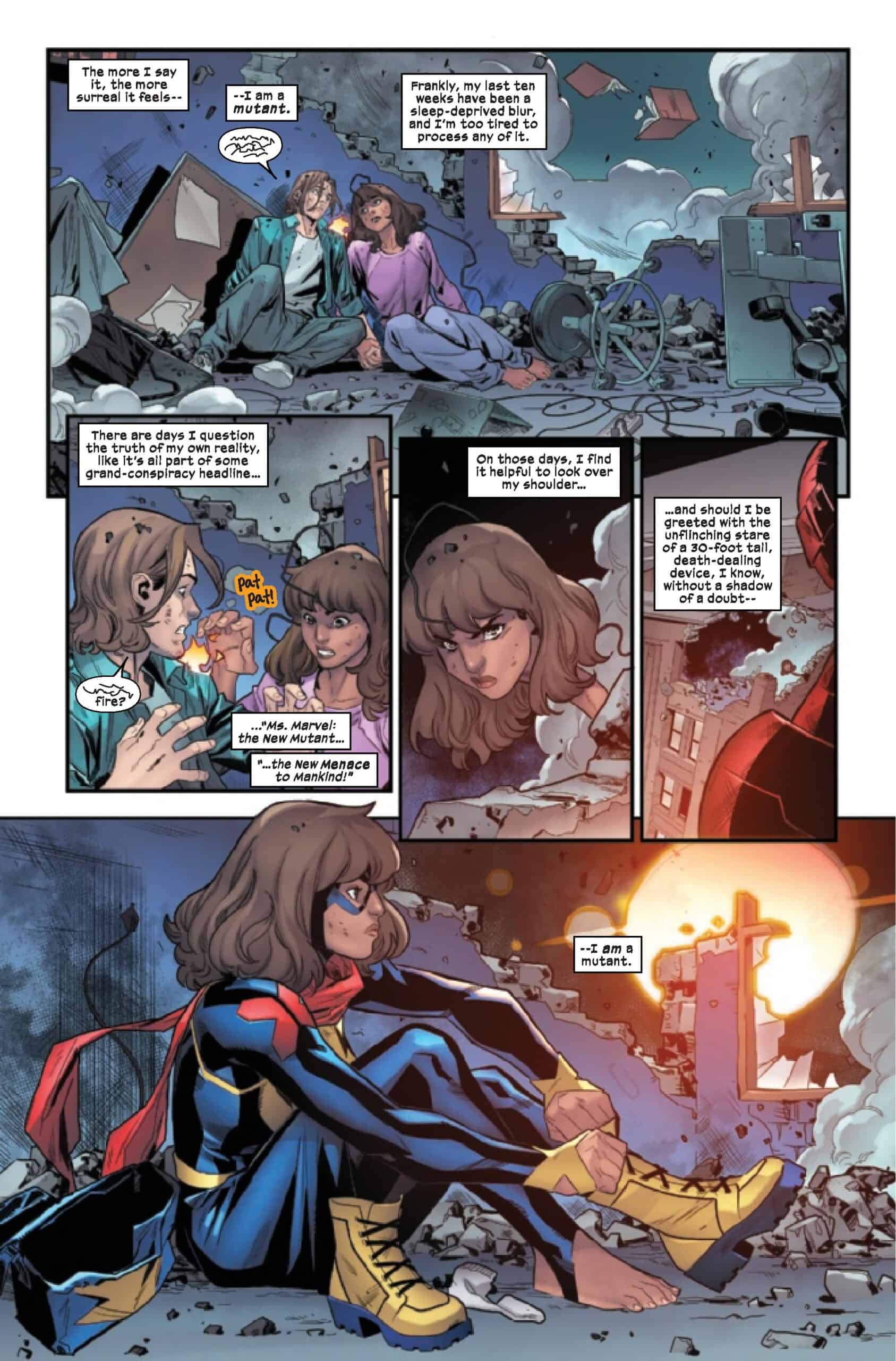 MS. MARVEL : THE NEW MUTANT #1-4 (Iman Vellani, Sabir Pirzada / Carlos ...